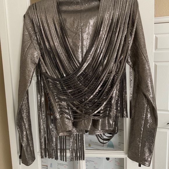 Nour Hammour | Jackets & Coats | Rare Nour Hammour Retrograde Metallic ...